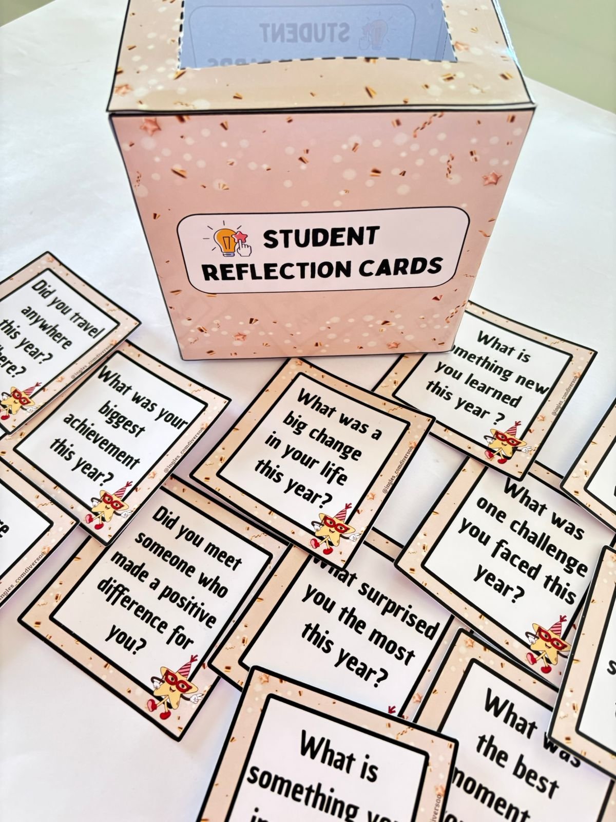 Student Reflection Cards
